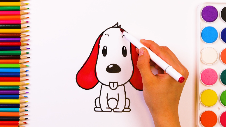 Animal Coloring Pages for Kids Learning Colors
