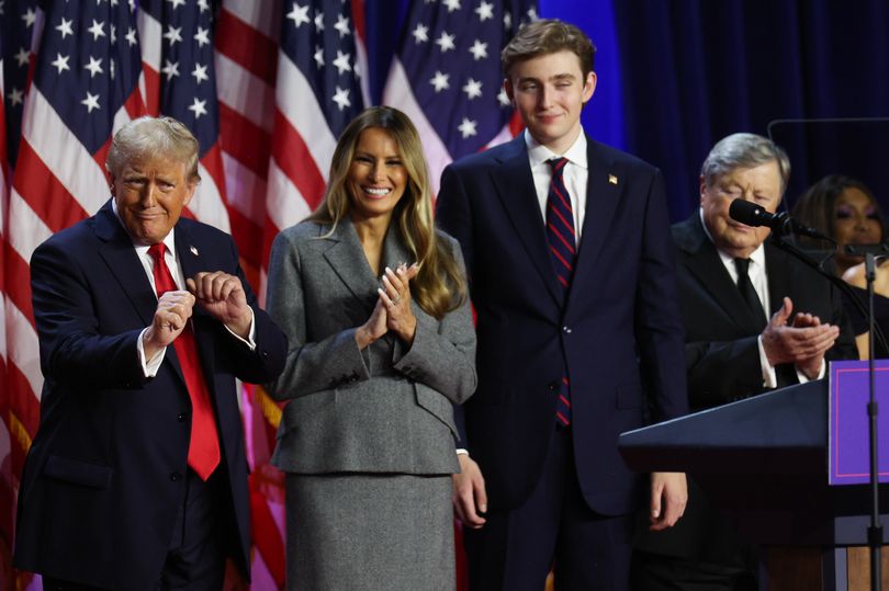 Barron Trump height: How tall is he as he towers over dad Donald at Mar ...