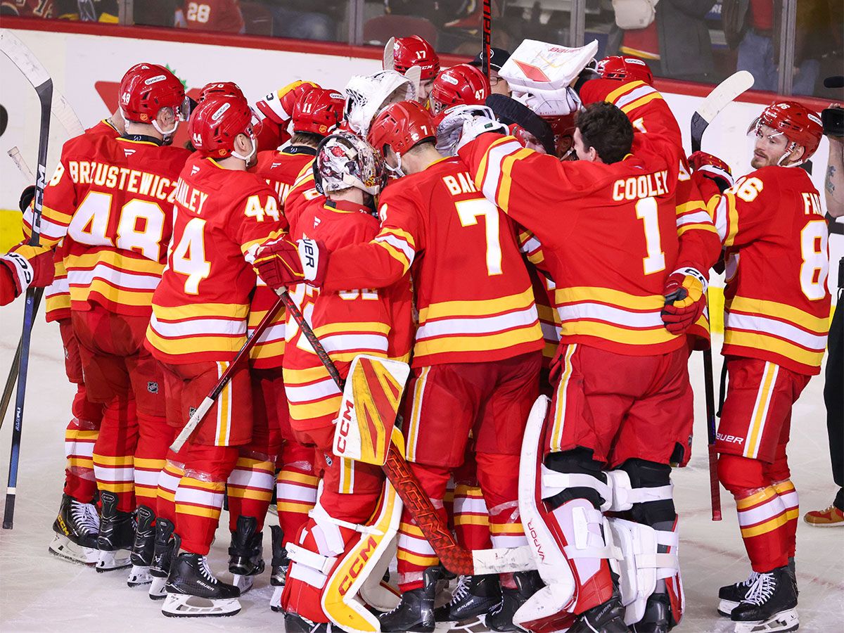 The Calgary Flames are halfway to what exactly?