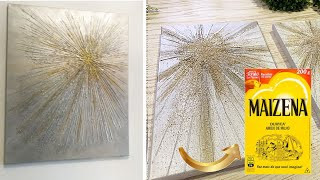 Receta fácil y rápida con maicena | Decoración abstracta simple