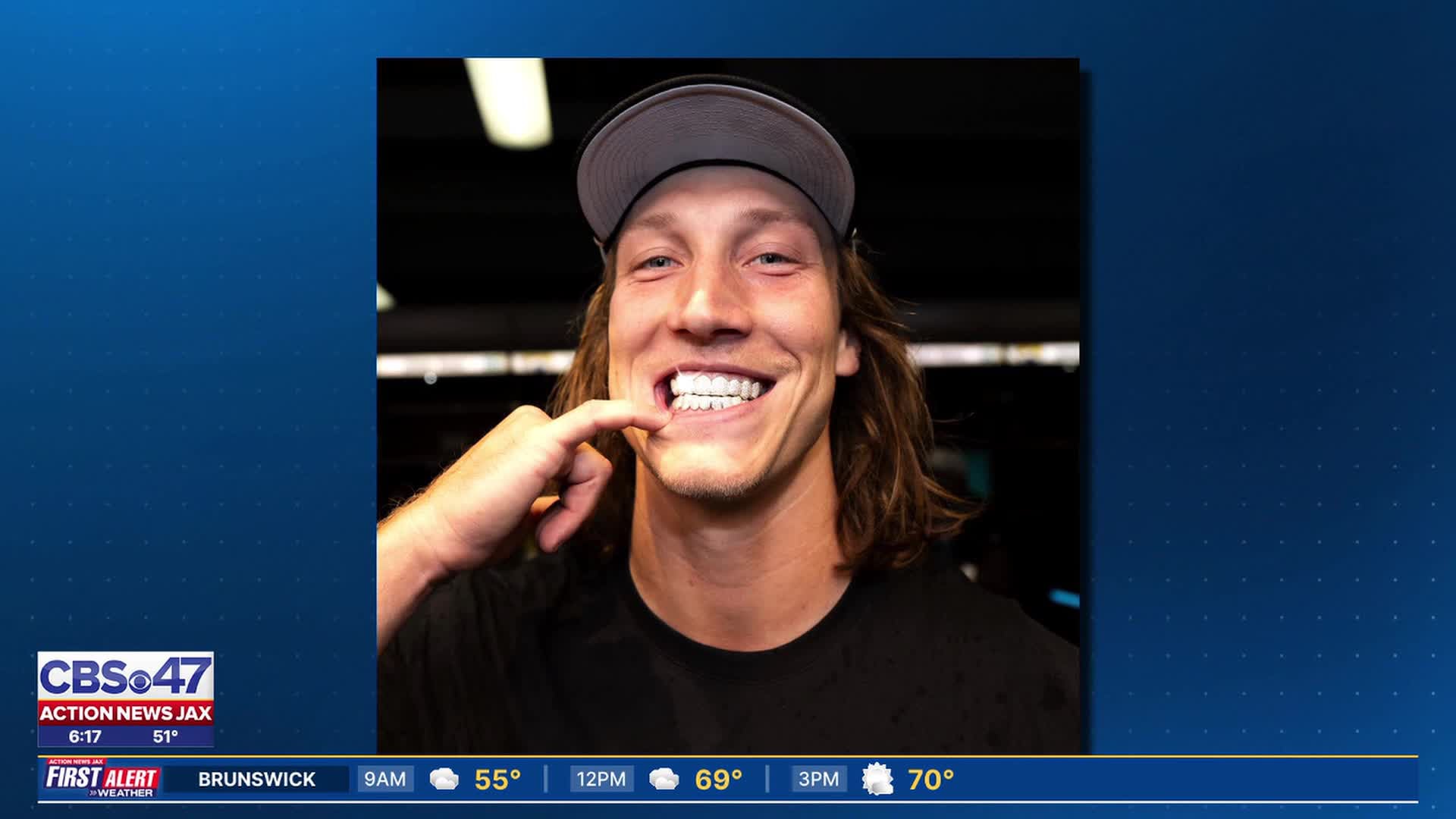 Trevor Lawrence’s 'iced out grillz' | Viral AI-generated image just got ...