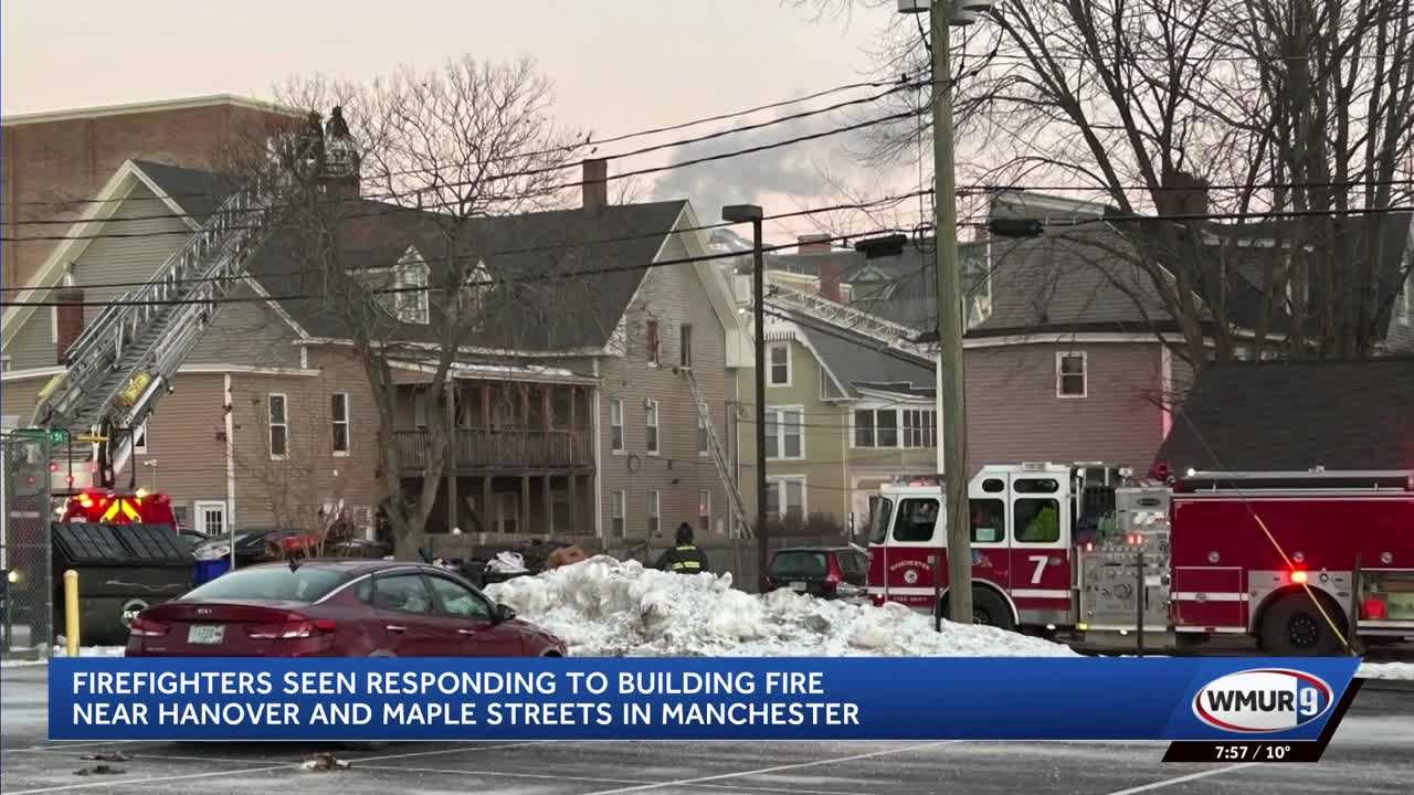 18 displaced by fire at Manchester apartment building