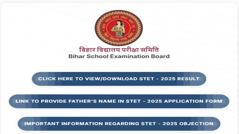 BSEB.org result 2025: STET result link active, download paper 1 & 2 ...