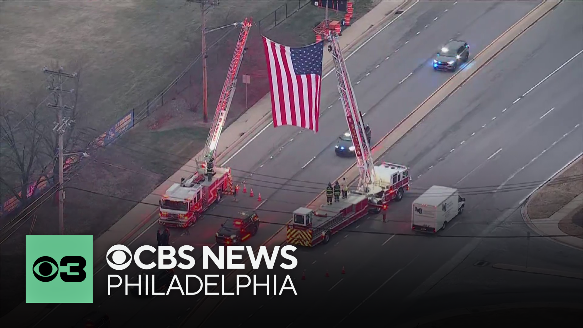 Hundreds of vehicles join procession for funeral of Delaware State ...