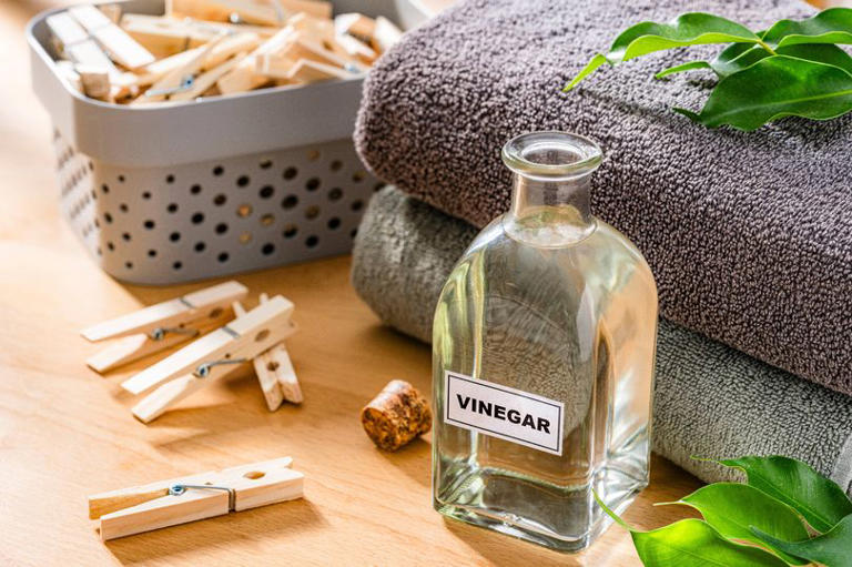 Soak towels in 35p mixture to make them soft again