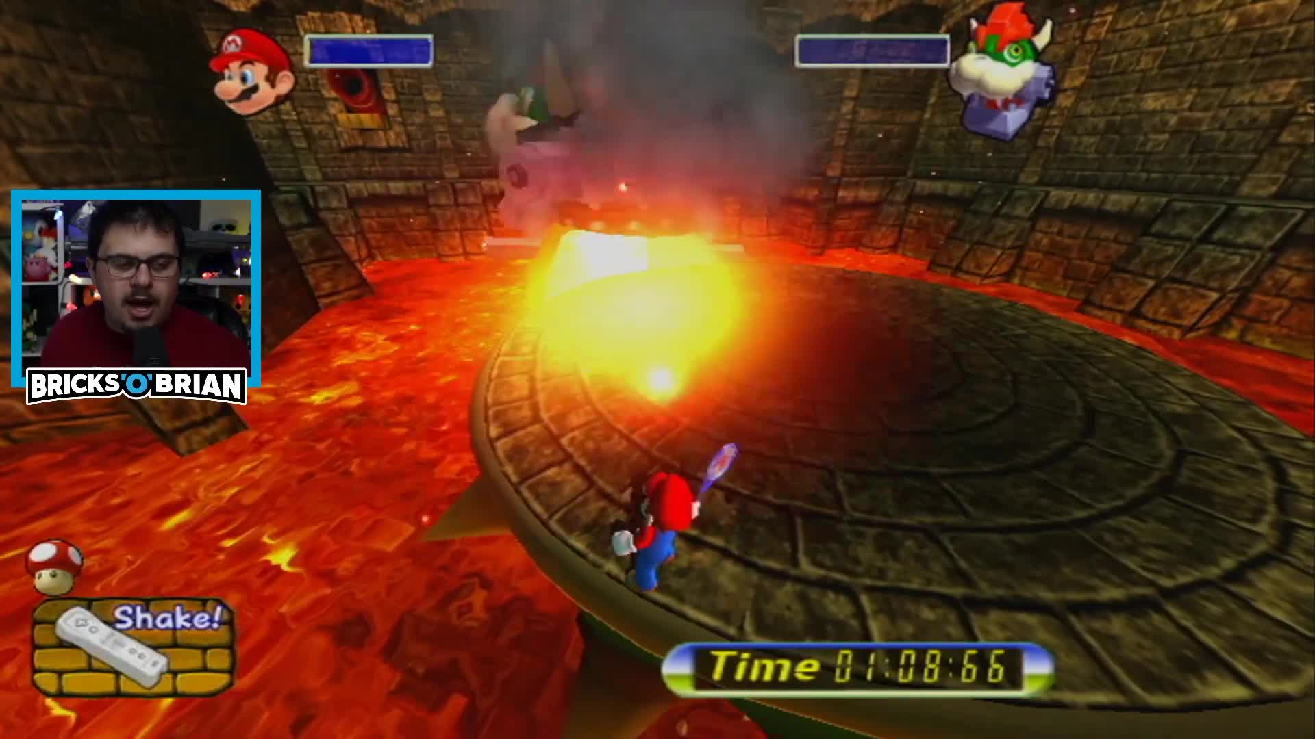 Minigame madness part 2 - Mario Power Tennis with Bricks 'O' Brian