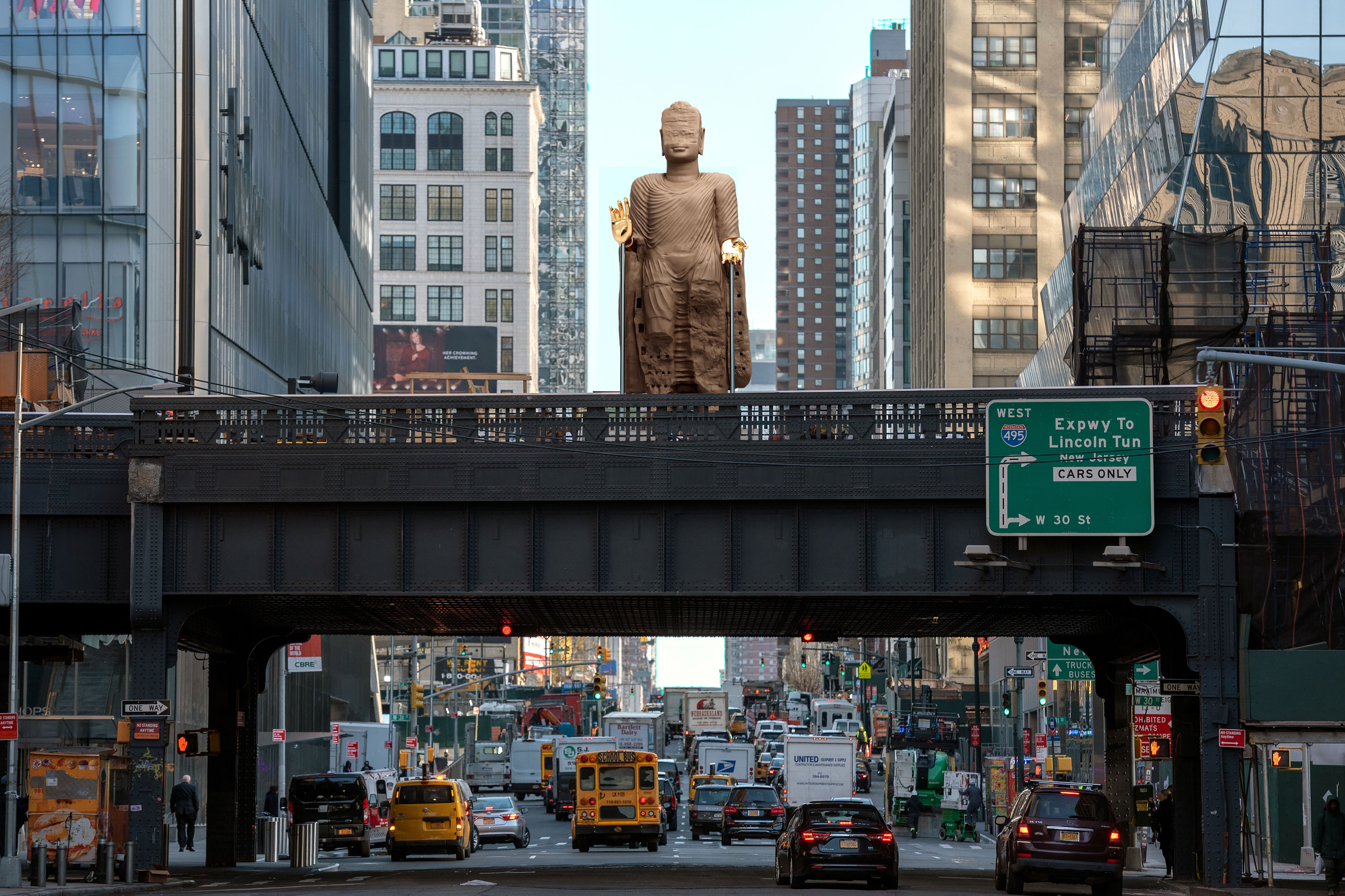 A stunning sculpture of the Buddha modeled after a destroyed sixth ...