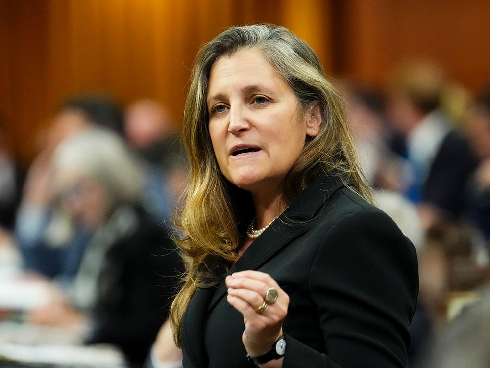 Chrystia Freeland to resign as MP in 'coming weeks' after becoming ...
