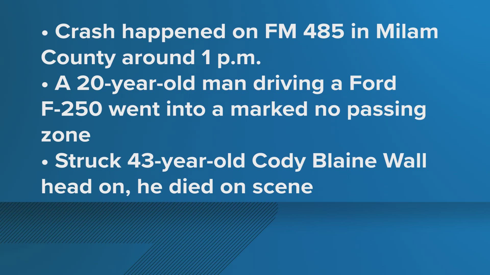 Texas DPS investigates deadly Milam County crash involving illegal ...