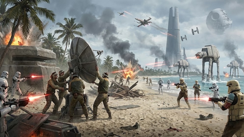 The battle of Scarif: How the Death Star plans were won against ...