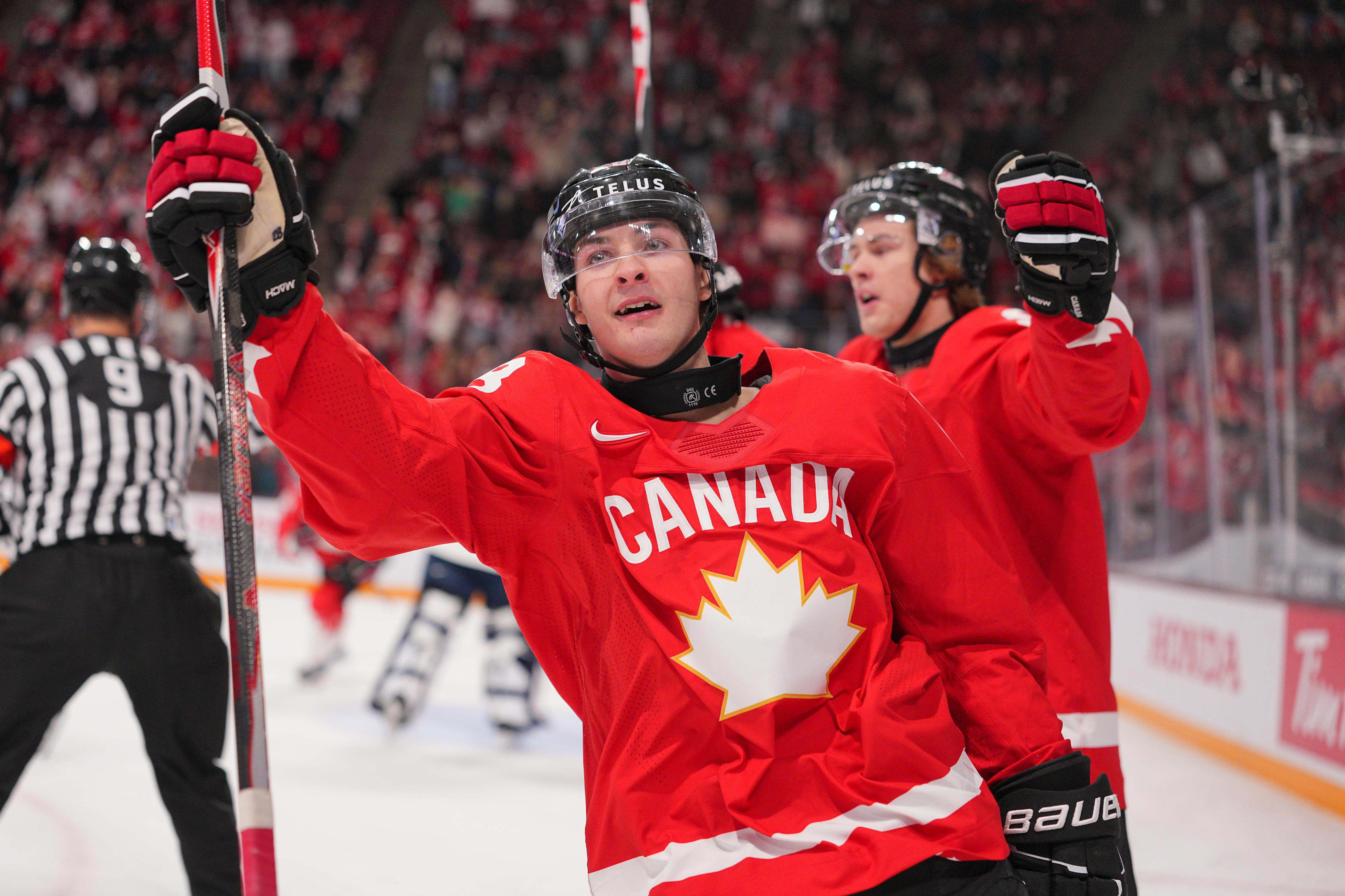 Predators' top 2025 pick Brady Martin suffers injury at world juniors