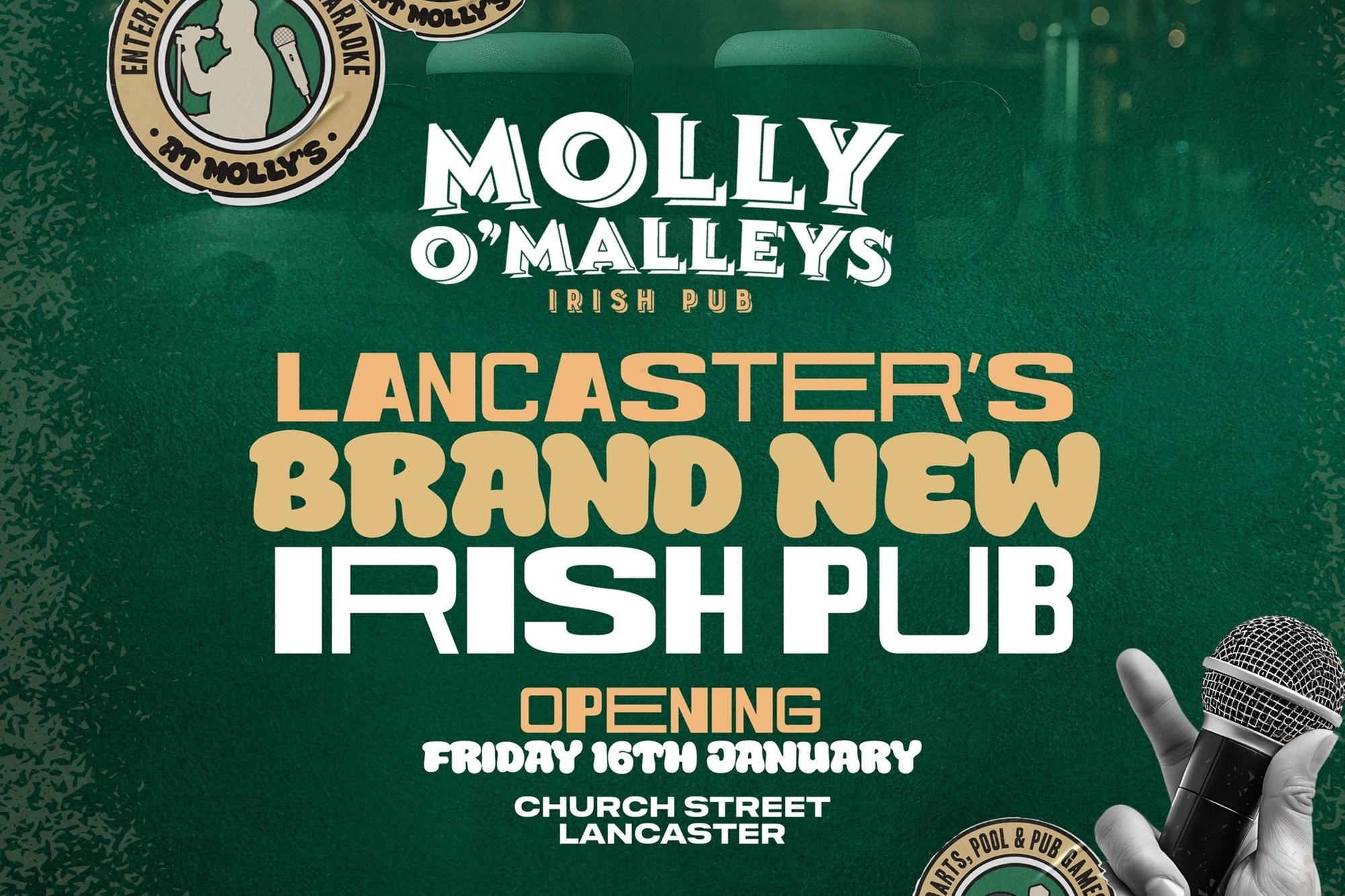 New Irish pub opening in Lancaster city centre