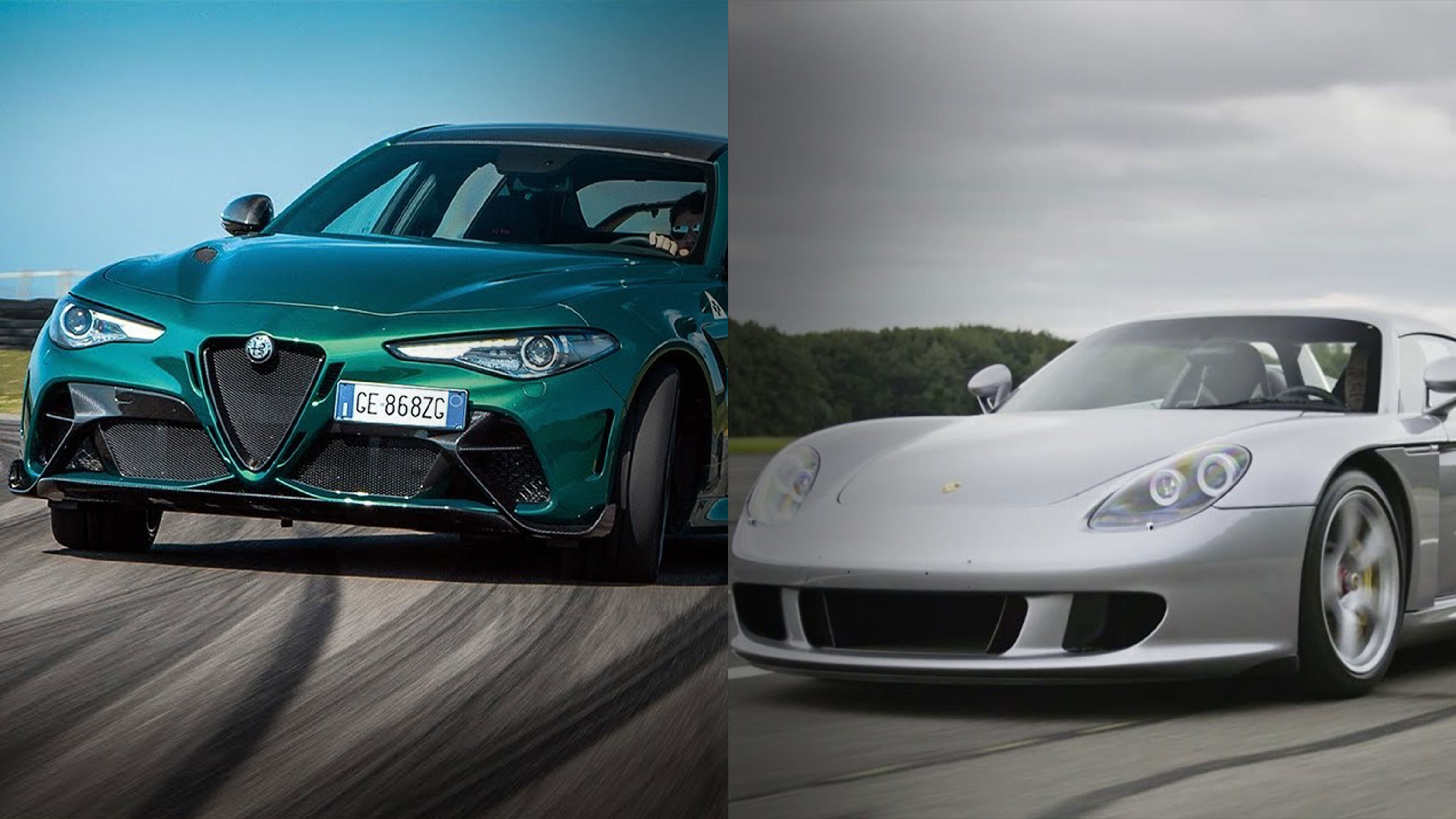 Alfa Romeo Giulia GTAm v/s Porsche Carrera GT
