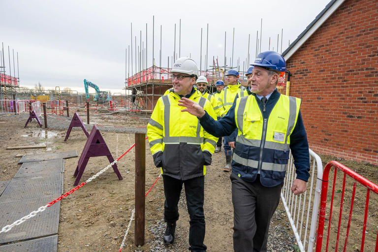 Bellway showcases New Cardington developments during NHBC CEO’s visit