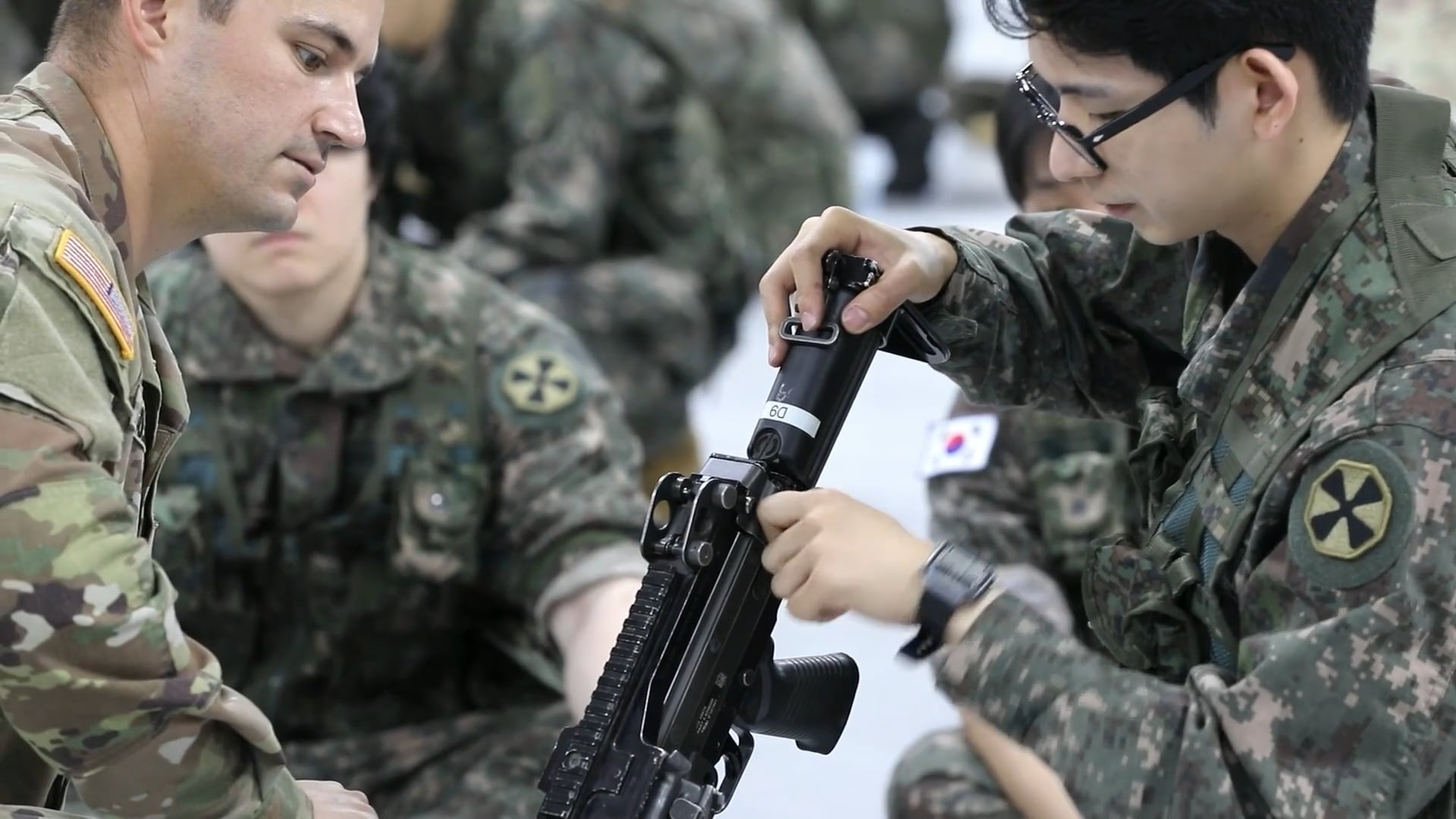 KATUSA soldiers train in South Korea