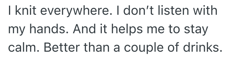 Dad gets angry at his wife for bringing her crochet supplies to ...