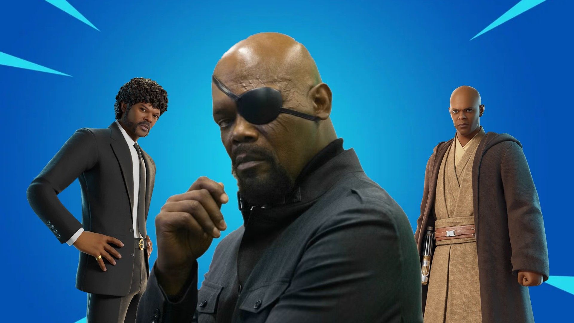 All Samuel L Jackson skins in Fortnite