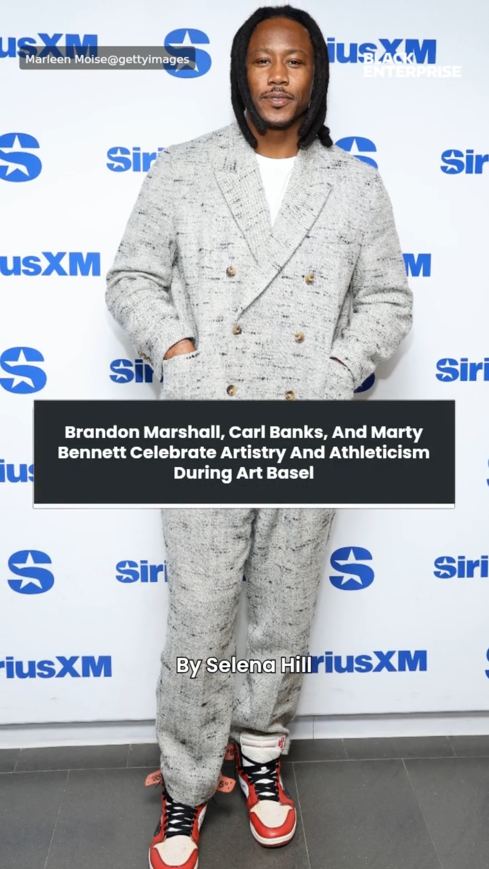 Brandon Marshall, Carl Banks, and Marty Bennett celebrate artistry and ...