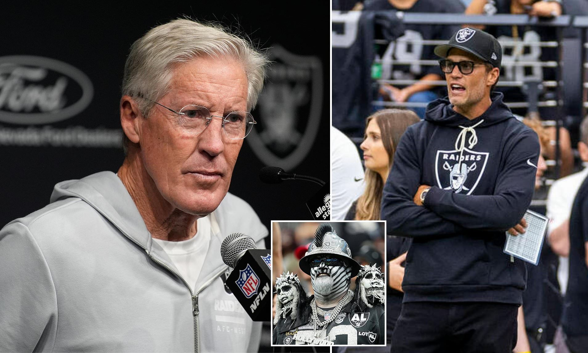 Pete Carroll fired as Raiders head coach with Tom Brady in Las Vegas to ...