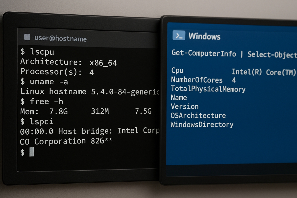 Comandos de Linux para obtener información del hardware (comparativa ...