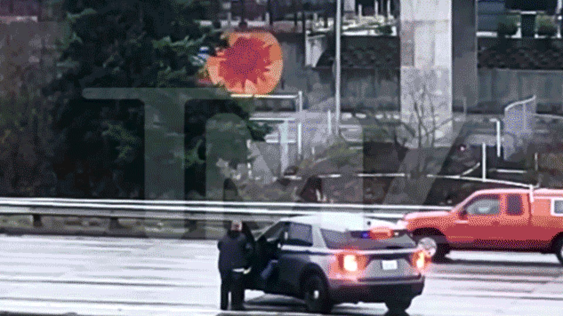 Suspect accused of forcibly taking patrol car on Christmas Day