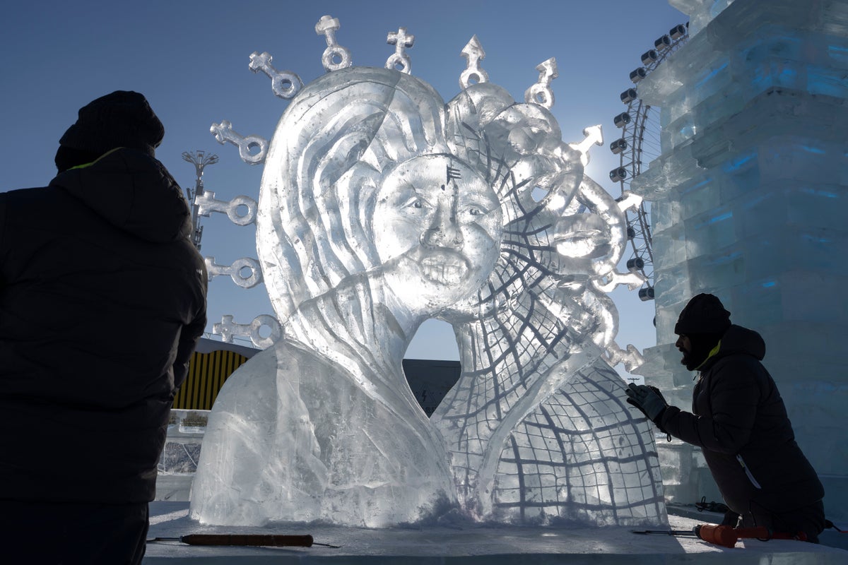 Pictures of the spectacular Harbin ice festival in northern China