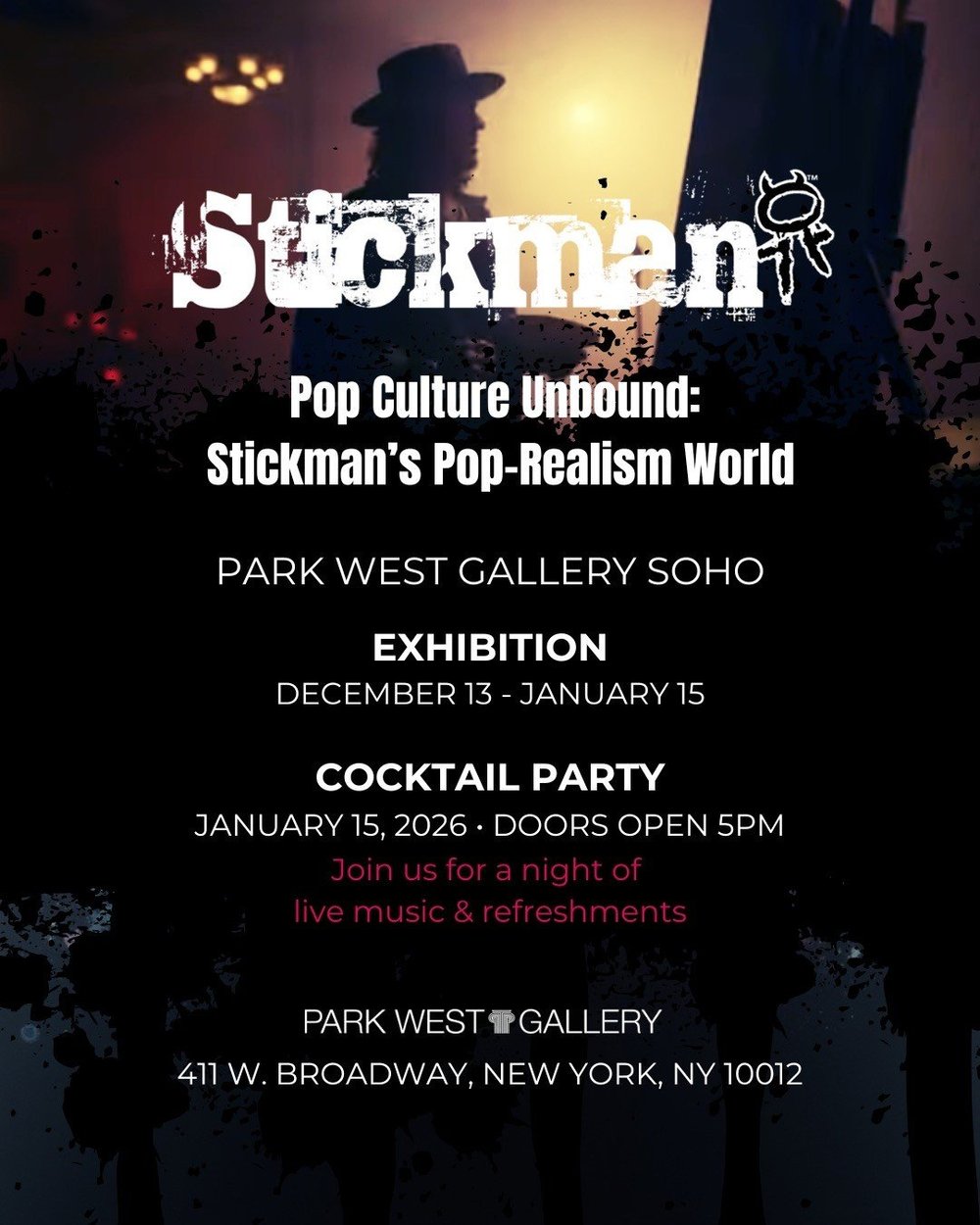 Stickman: “Pop culture unbound: Stickman’s pop realism world” tour
