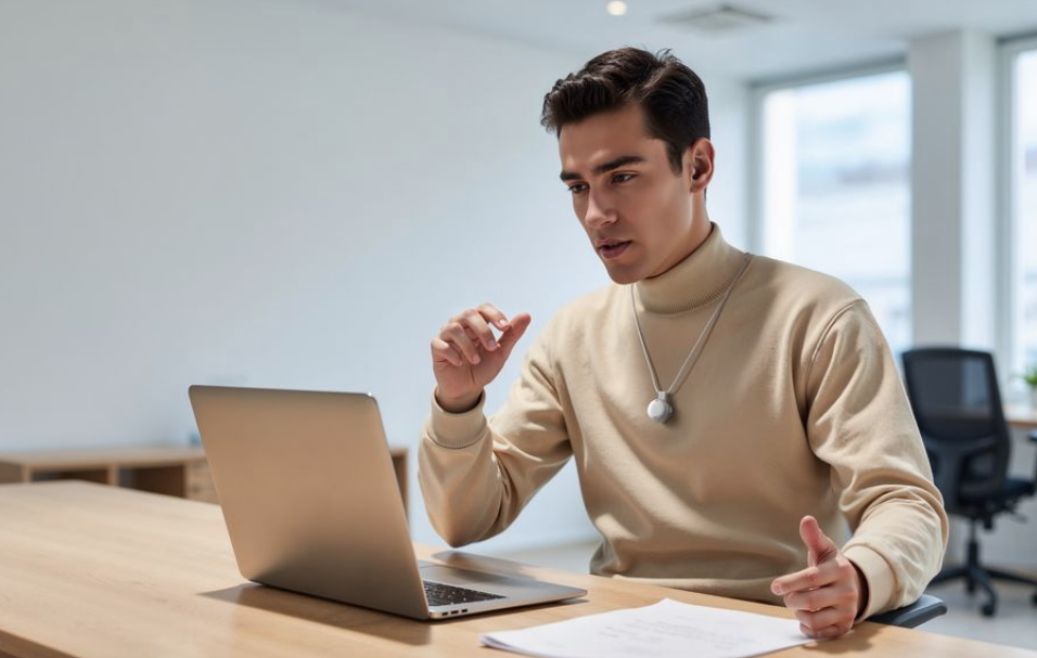 Anker's Soundcore Work AI voice recorder offers transcription in an ...