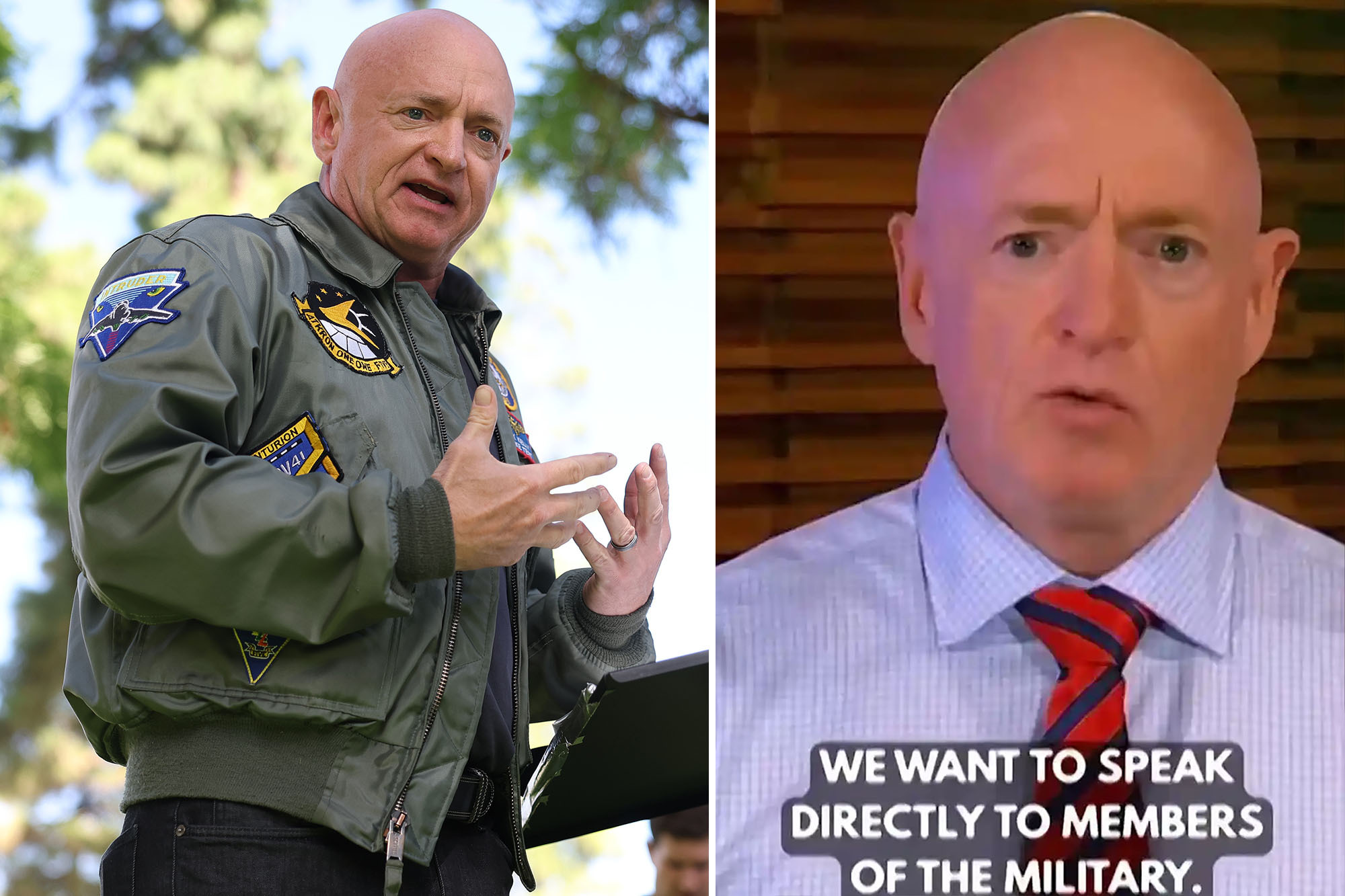 Sen. Mark Kelly facing cut in military pension over 'illegal orders ...