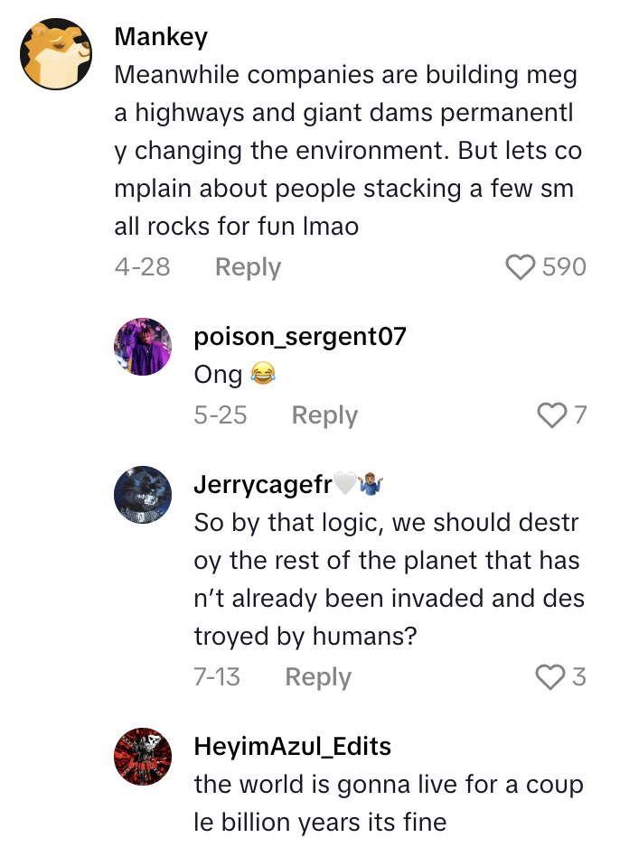 Hikers have different opinions about whether it’s bad to stack rocks ...