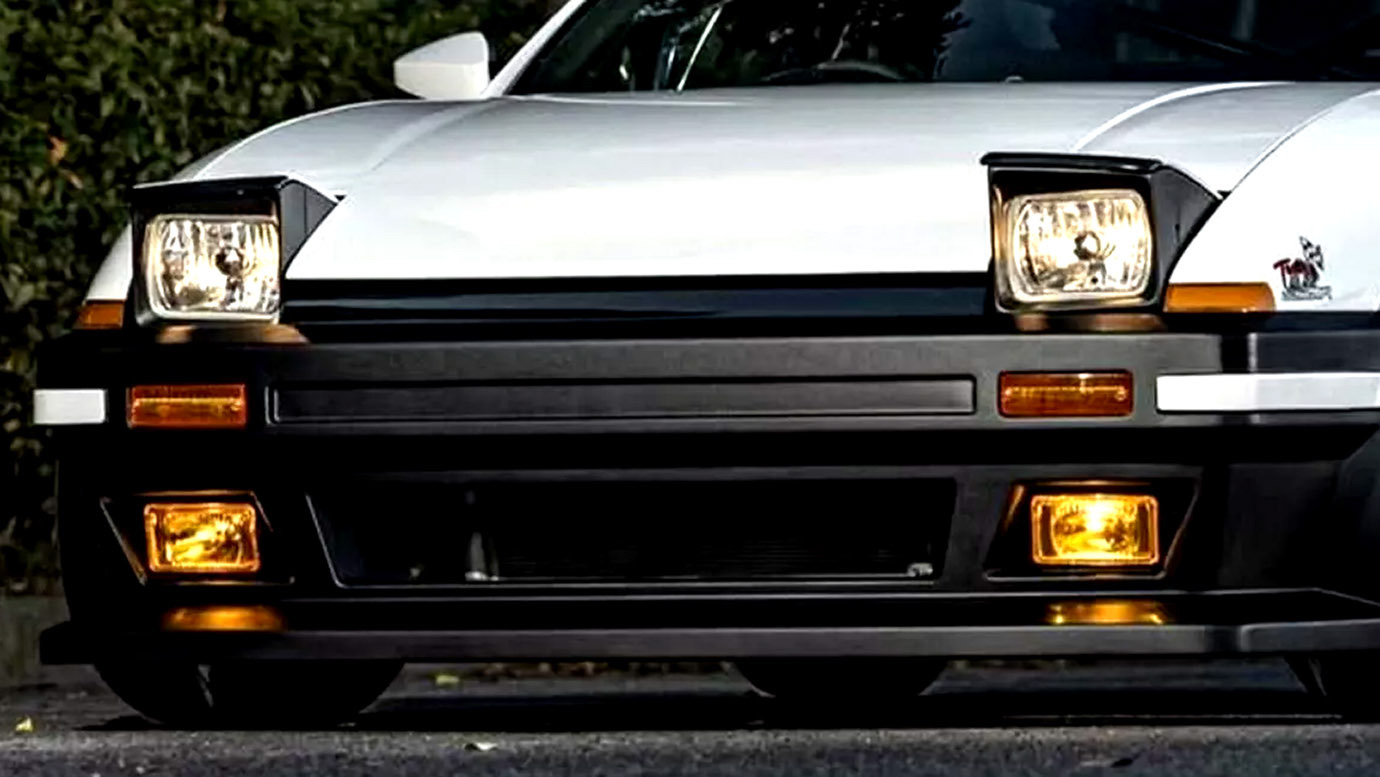 Toyota GR 86 turned into an AE86 throwback with pop-up lights