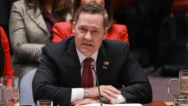 Waltz tells UN "we are not occupying a country" after Trump says US "in ...