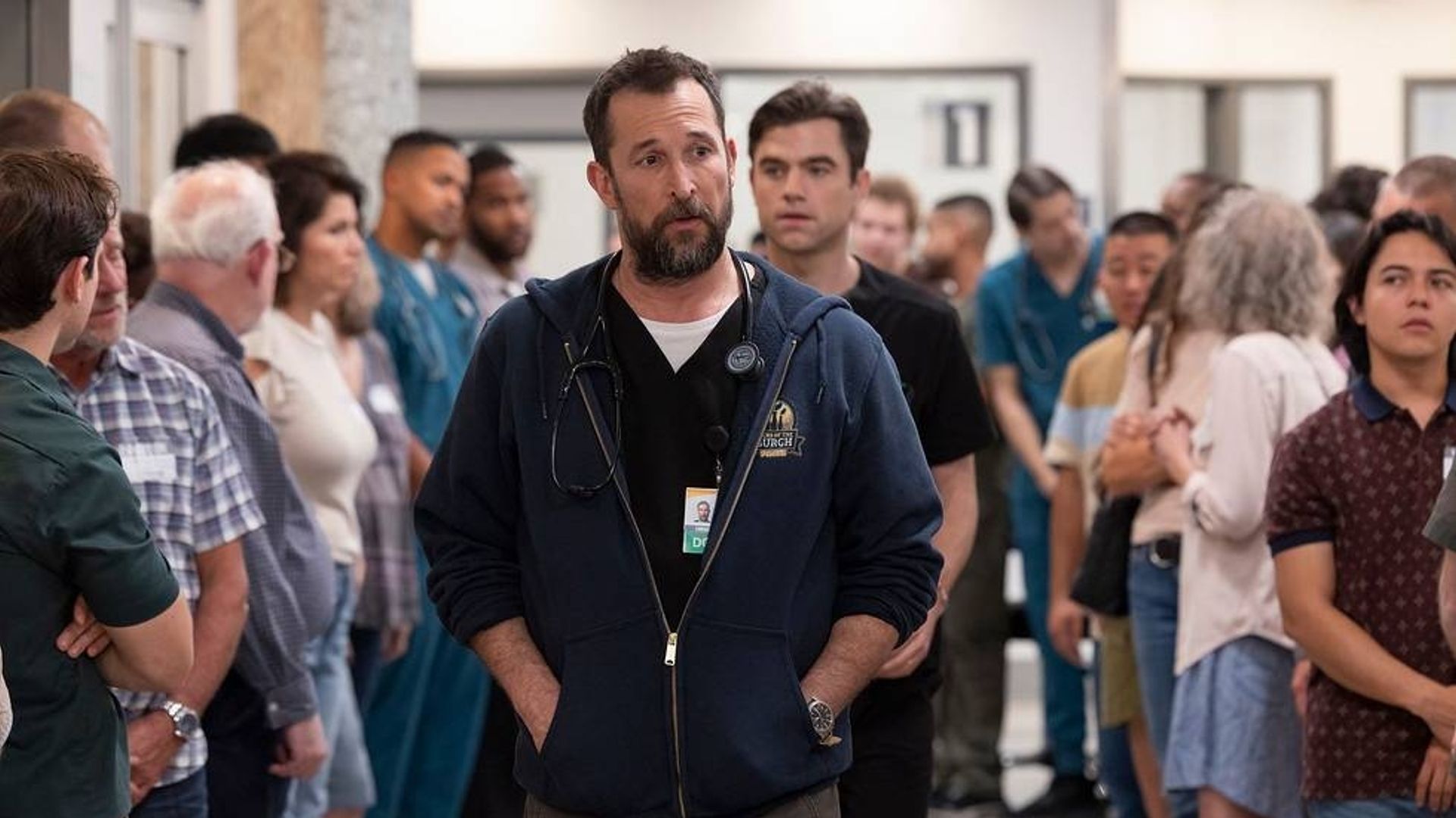 The Pitt's Patrick Ball and Shawn Hatosy share details of working with ...