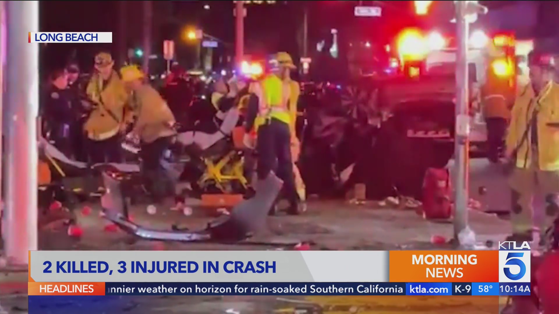 Police search for BMW driver after hit-and-run kills 2 in Long Beach