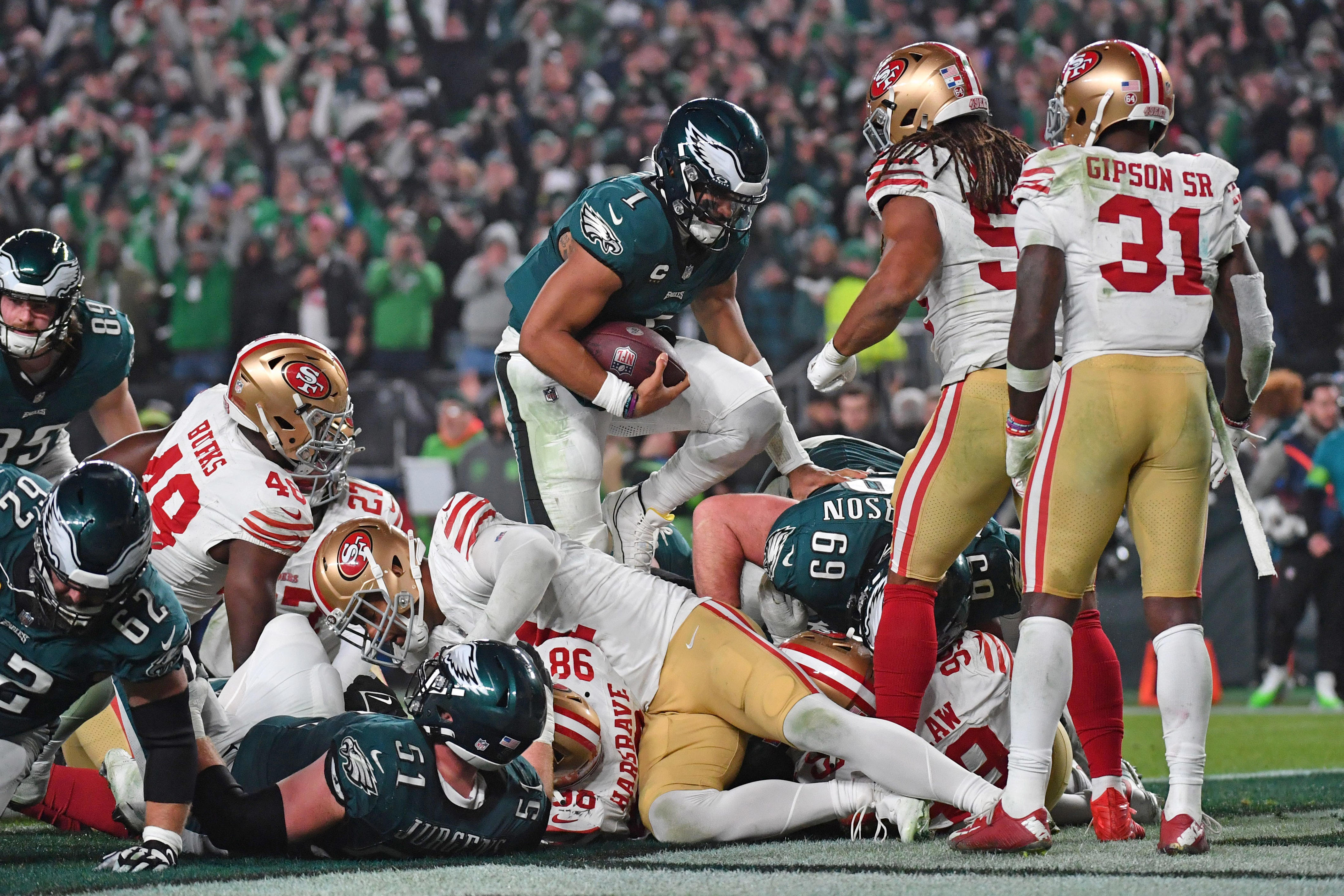 What channel is Eagles-49ers NFC Wild Card game today? Time, NFL ...