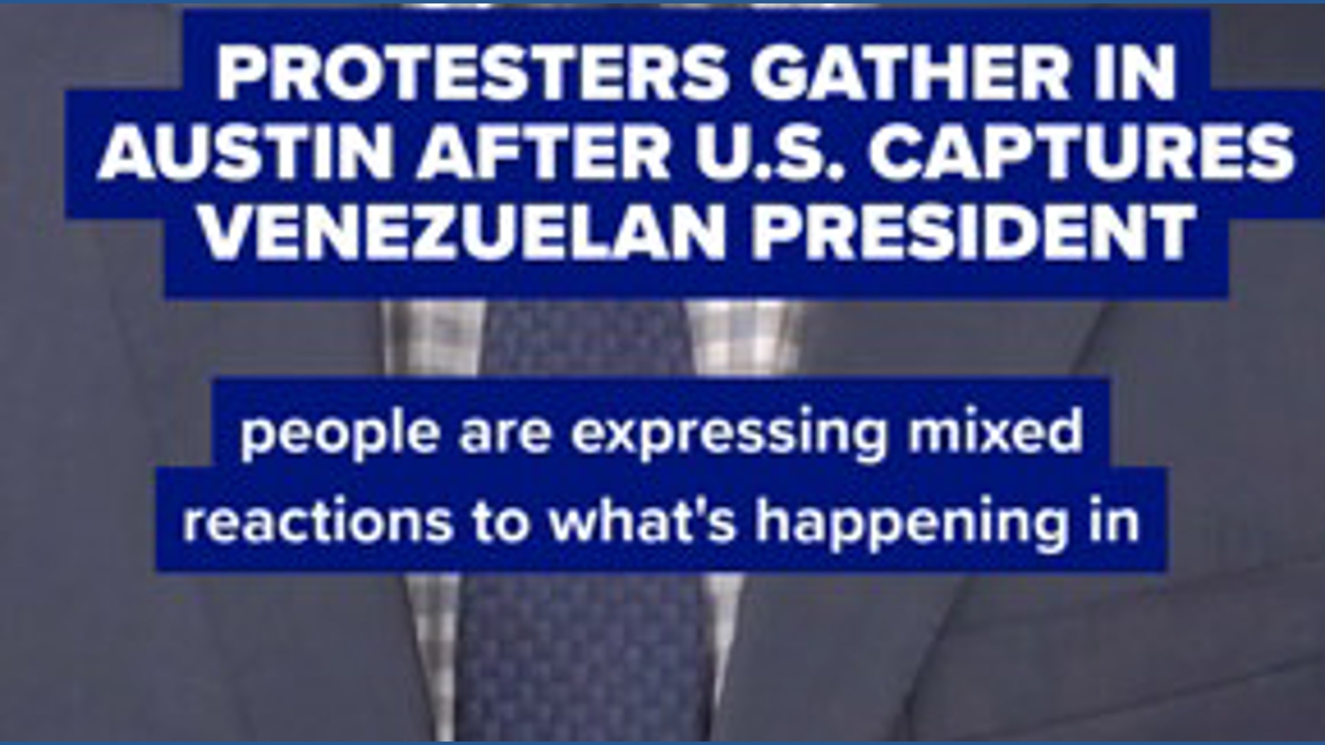 Protest held in Austin after US captures Venezuelan President Nicolás ...