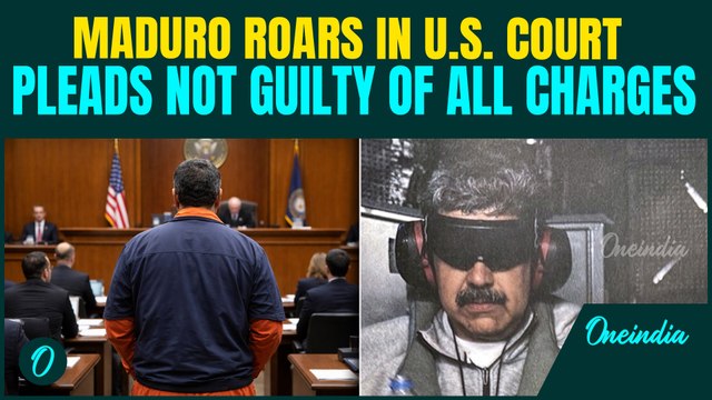 US breaking: Maduro pleads not guilty in court, declares himself ...