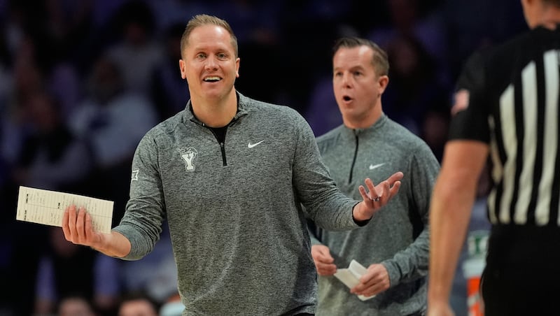 After winning its Big 12 opener, did BYU move up in the AP Top 25 poll?