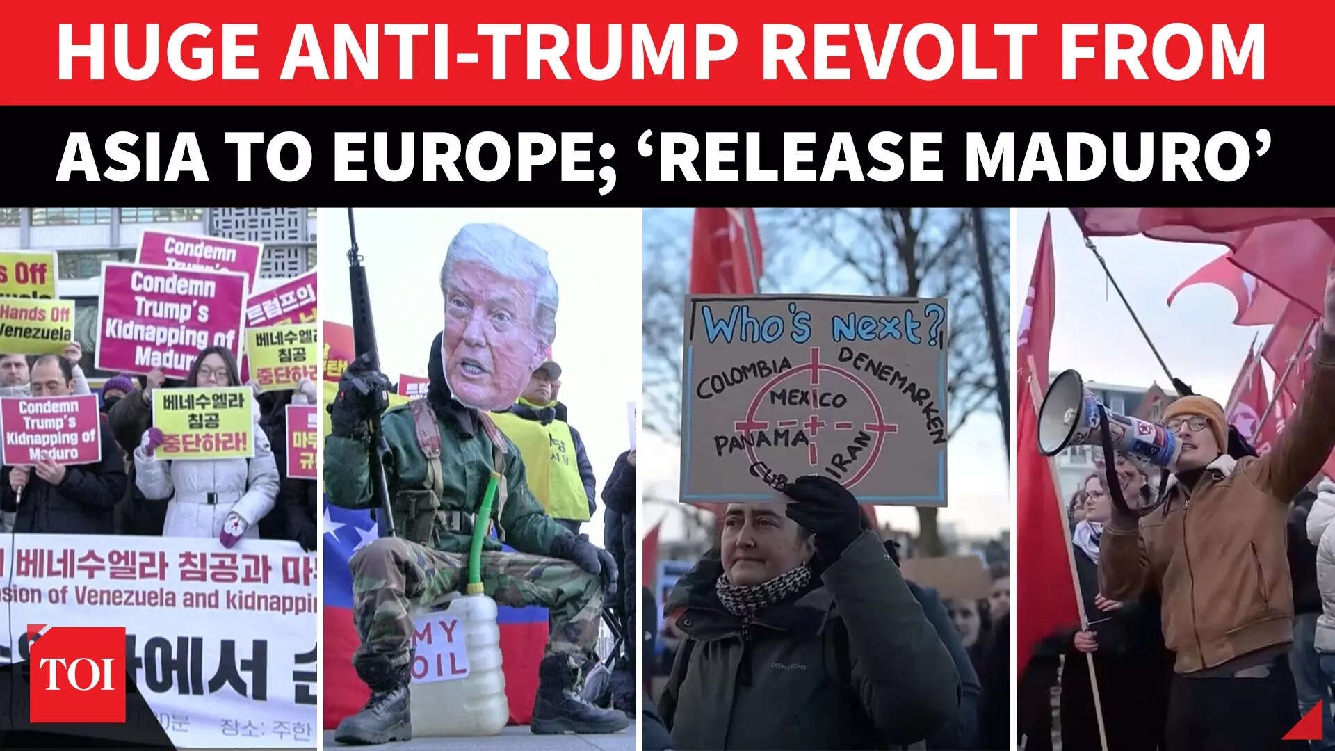 Anti-Trump protests erupt from Asia to Europe, global outrage explodes ...