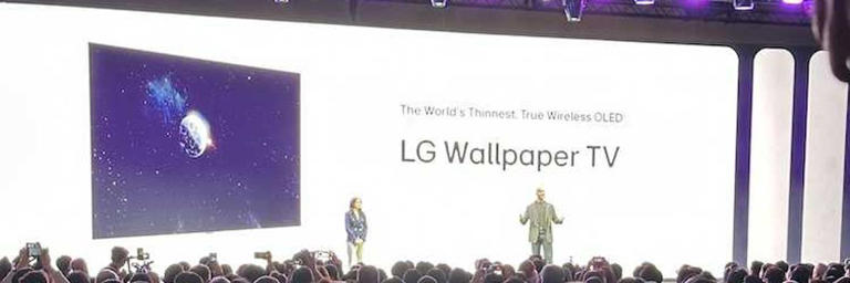 LG’s true wireless wallpaper TV