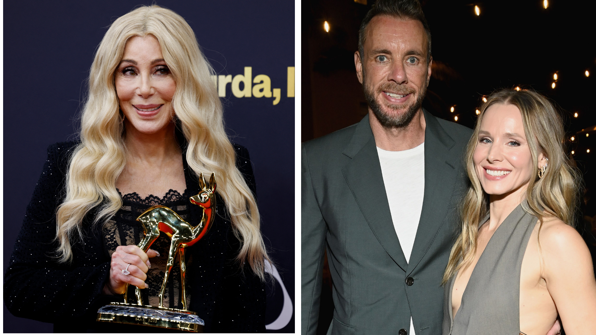 Cher tells Dax Shepard he's 'lucky' to be with Kristen Bell