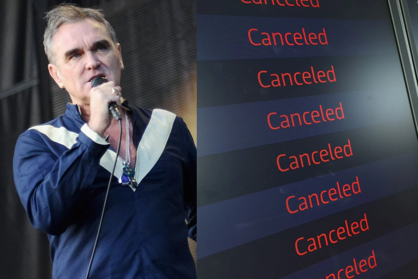 Morrissey has reportedly canceled 49 of his last 100 scheduled concerts