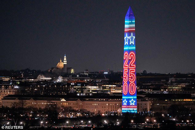 Outrage over 'tacky strip mall makeover' of the Washington Monument for ...