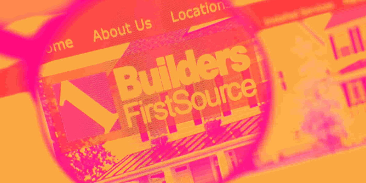 Why is Builders FirstSource (BLDR) stock soaring today