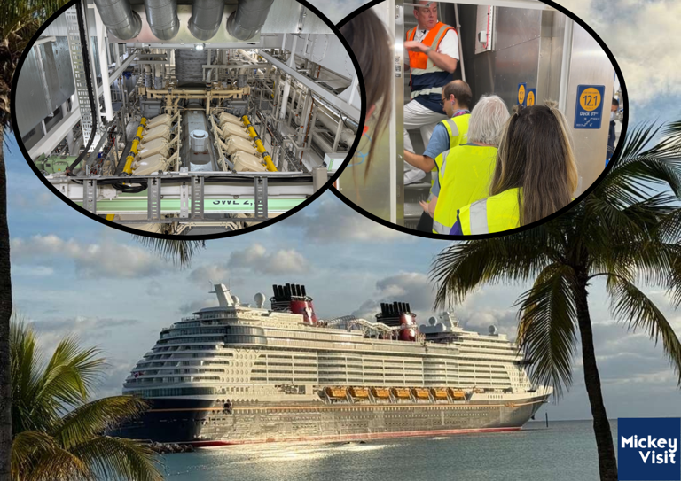 Here's what cruisers never see below deck on Disney's new cruise ship