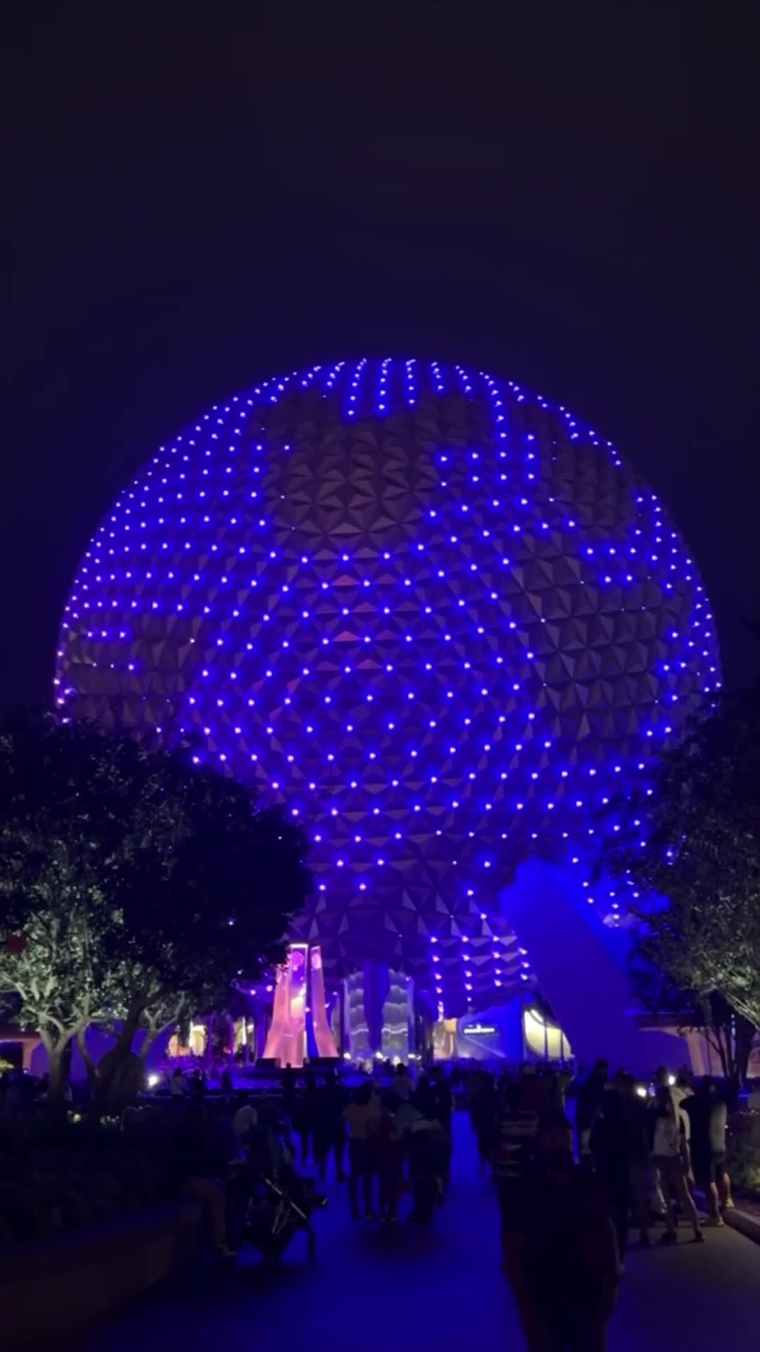 Show de luzes na Disney