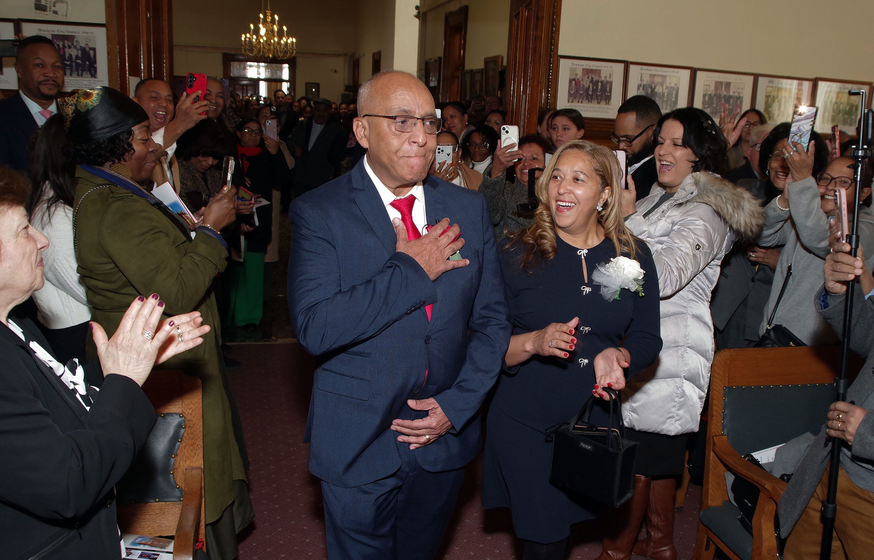 Brockton swears in first elected mayor of color. What he said