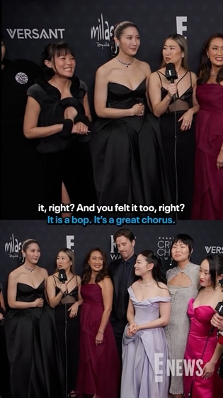 The "KPop Demon Hunters" cast and crew love "Golden"