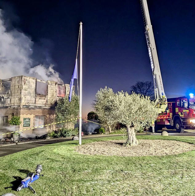 Huge fire erupts at historic golf club in Essex with clubhouse up in flames