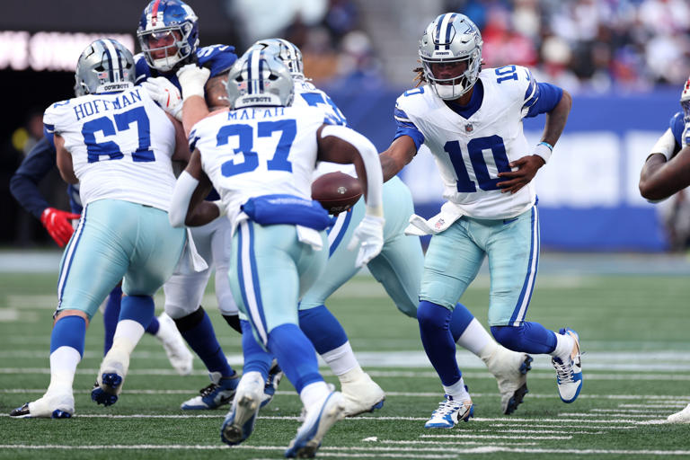 Cowboys get TDs from RBs Jaydon Blue, Phil Mafah, but still lose to the ...